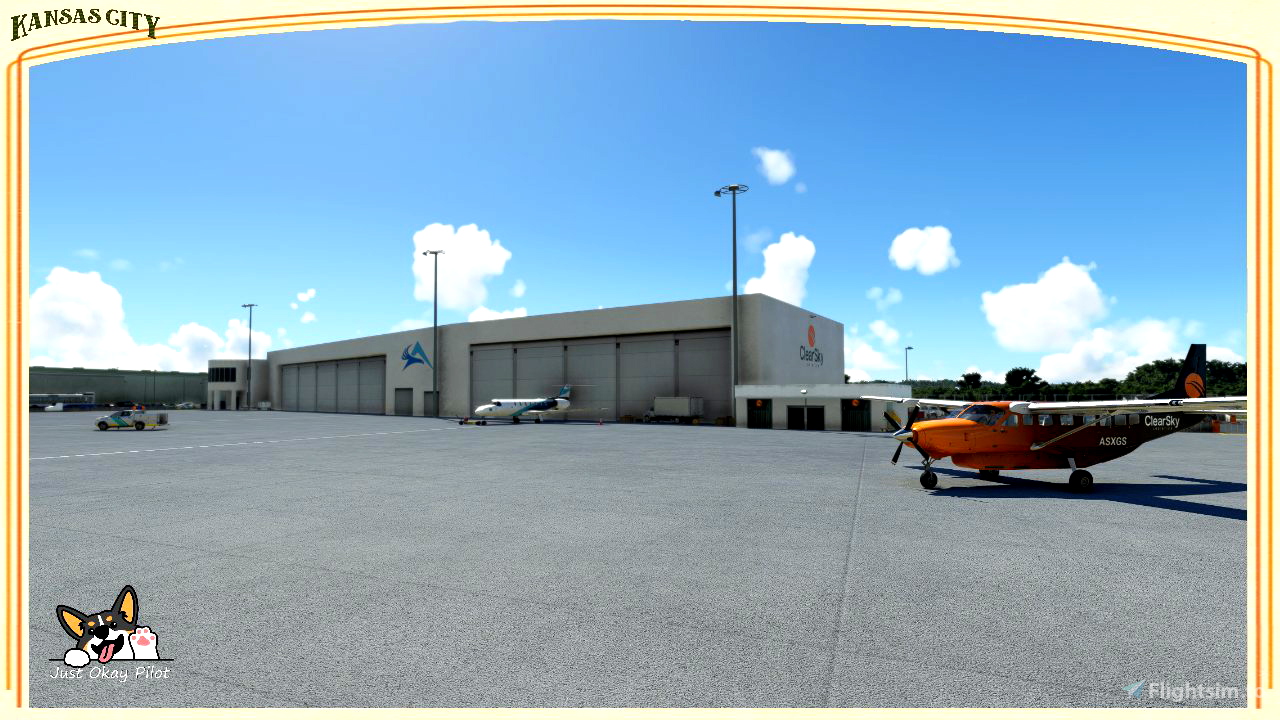 Charles B Wheeler Downtown Airport KMKC for Microsoft Flight Simulator ...