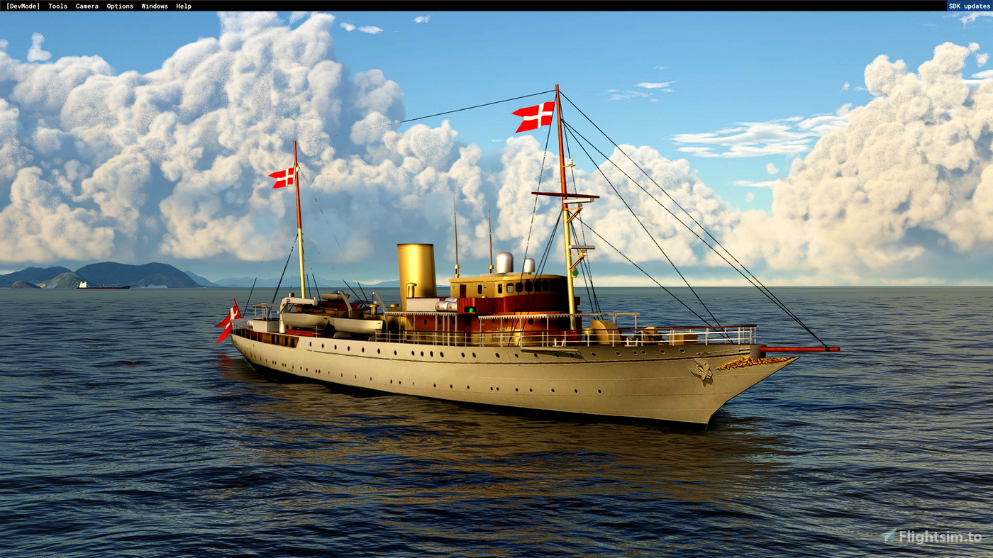 Controllable Ships Fleet for Microsoft Flight Simulator | MSFS