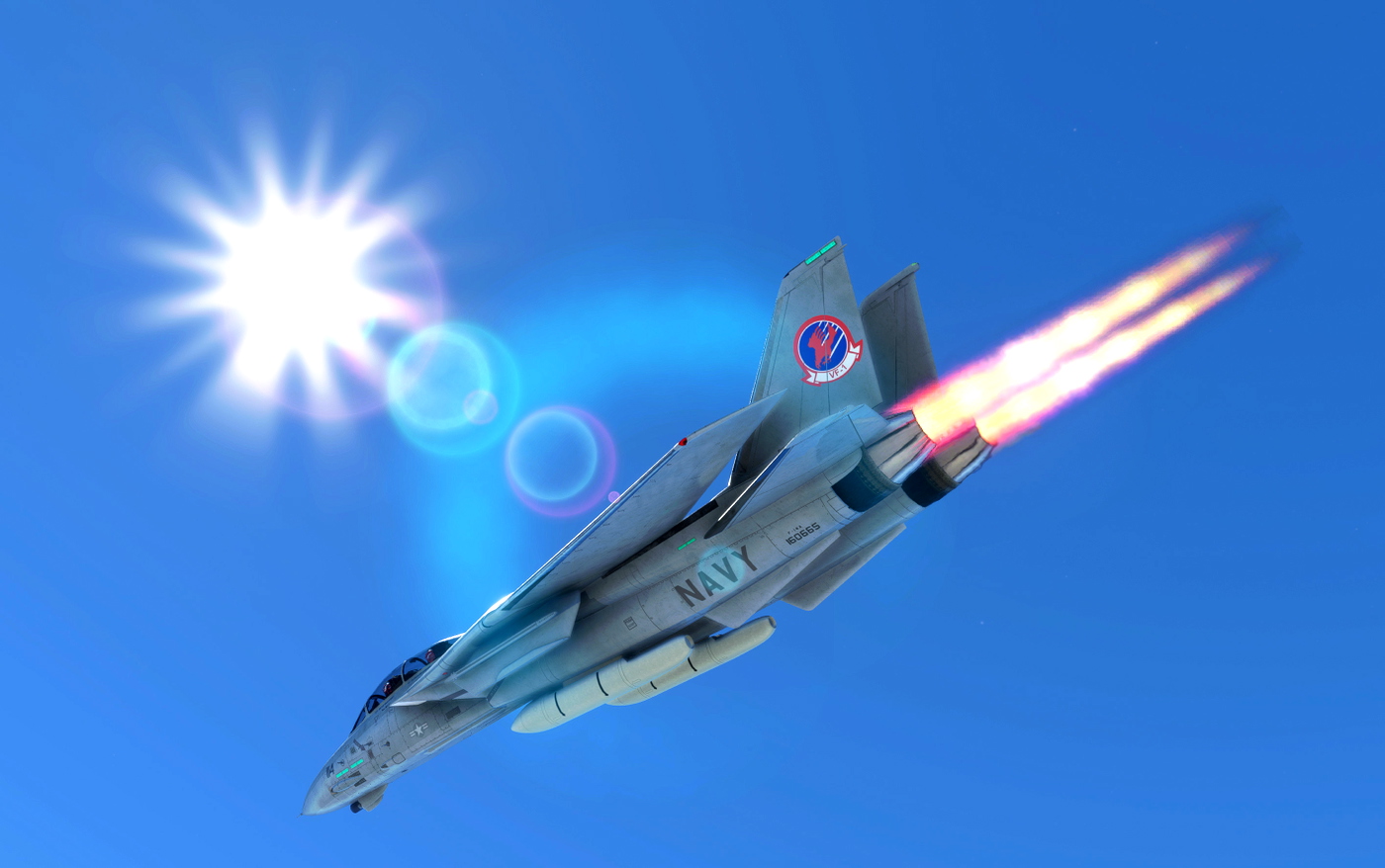 DC Designs Grumman F-14B Tomcat Repaint - Top Gun TF-1 Ghostrider ...