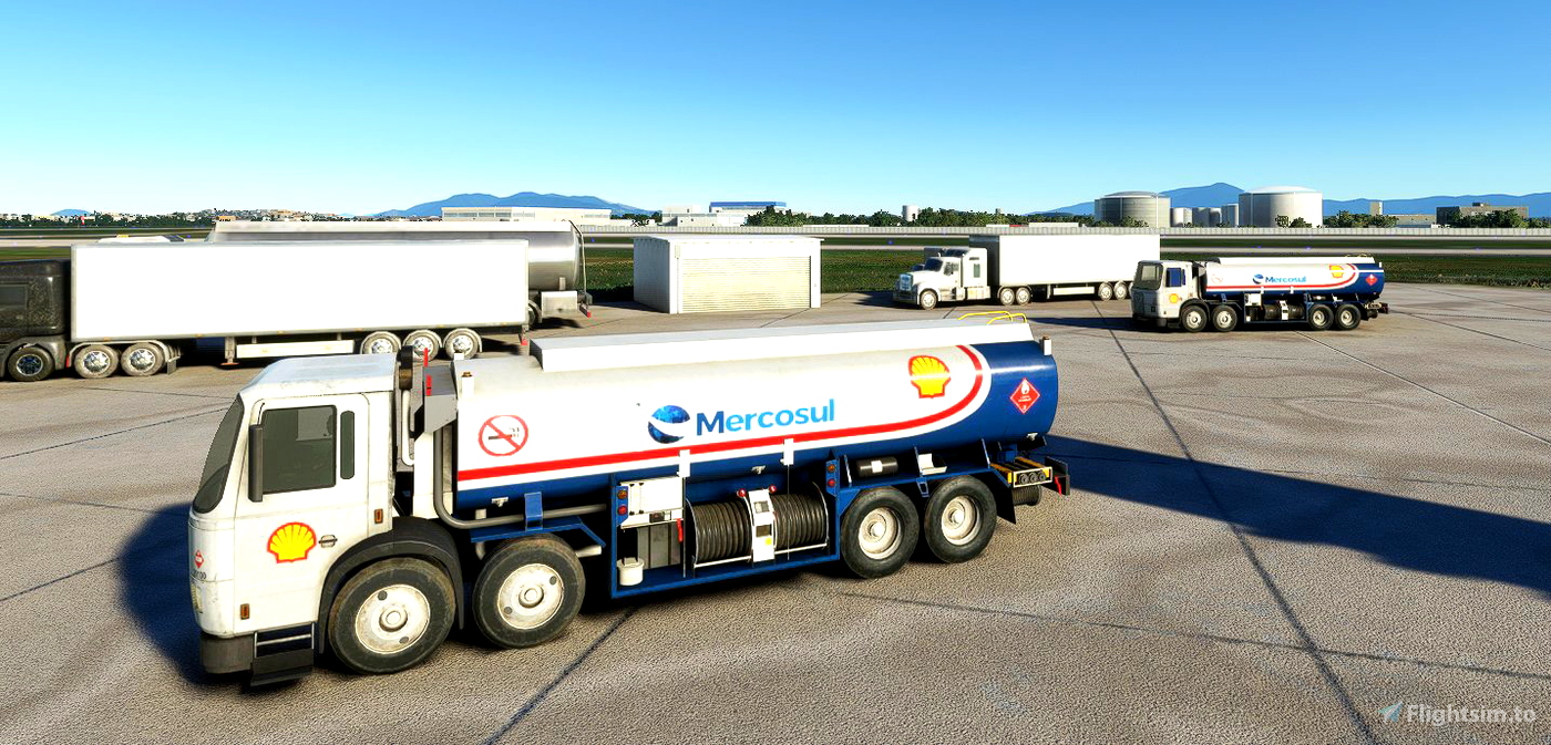 Fuel Truck VA - MLA - Mercosul Linhas Aereas のために Microsoft Flight ...