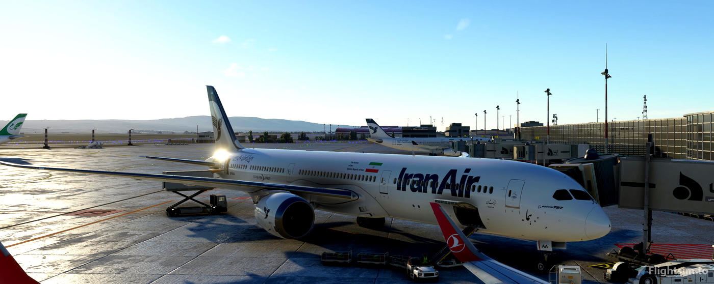 Iran Air 787-10 - Modern Livery - 4k voor Microsoft Flight Simulator | MSFS
