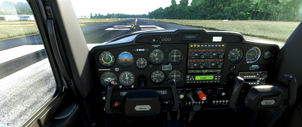 Bege/Red Panel - Cessna 152 » Microsoft Flight Simulator