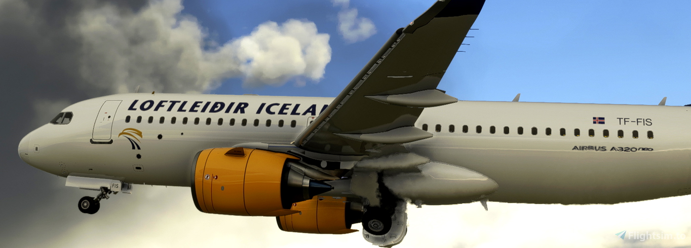 [A32NX] LOFTLEIDIR ICELANDIC TF-FIS 8K for Microsoft Flight Simulator ...