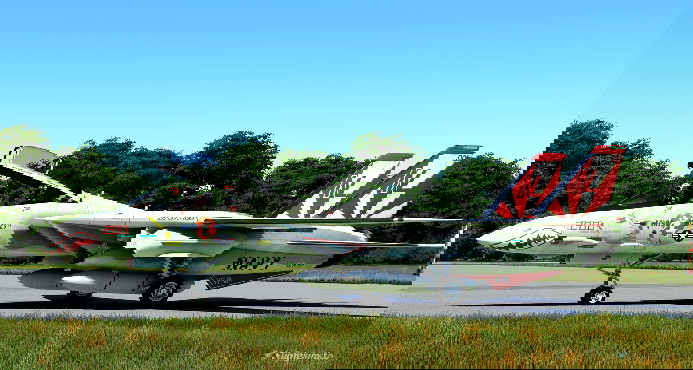 Repaint Sundowners VF-111 Squadron For DC Design Grumman F-14A Tomcat ...