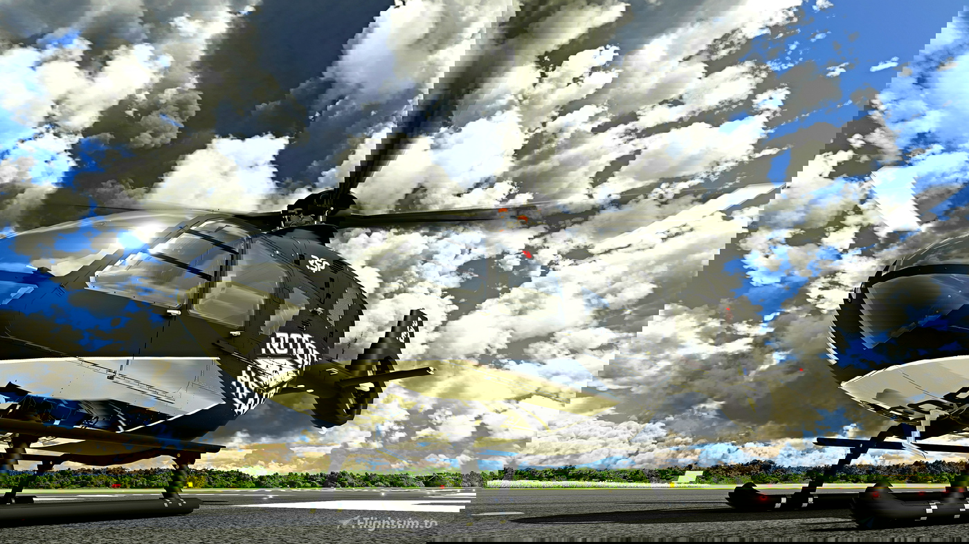 RSP Rotor Heads H135 8K Matte Black and Chrome for Microsoft Flight ...