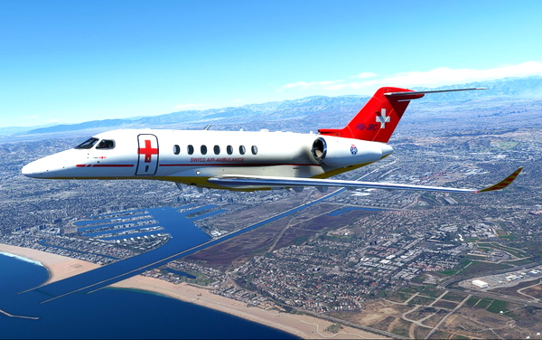 GulfStream G650 - LONGITUDE - BLACK for Microsoft Flight Simulator | MSFS