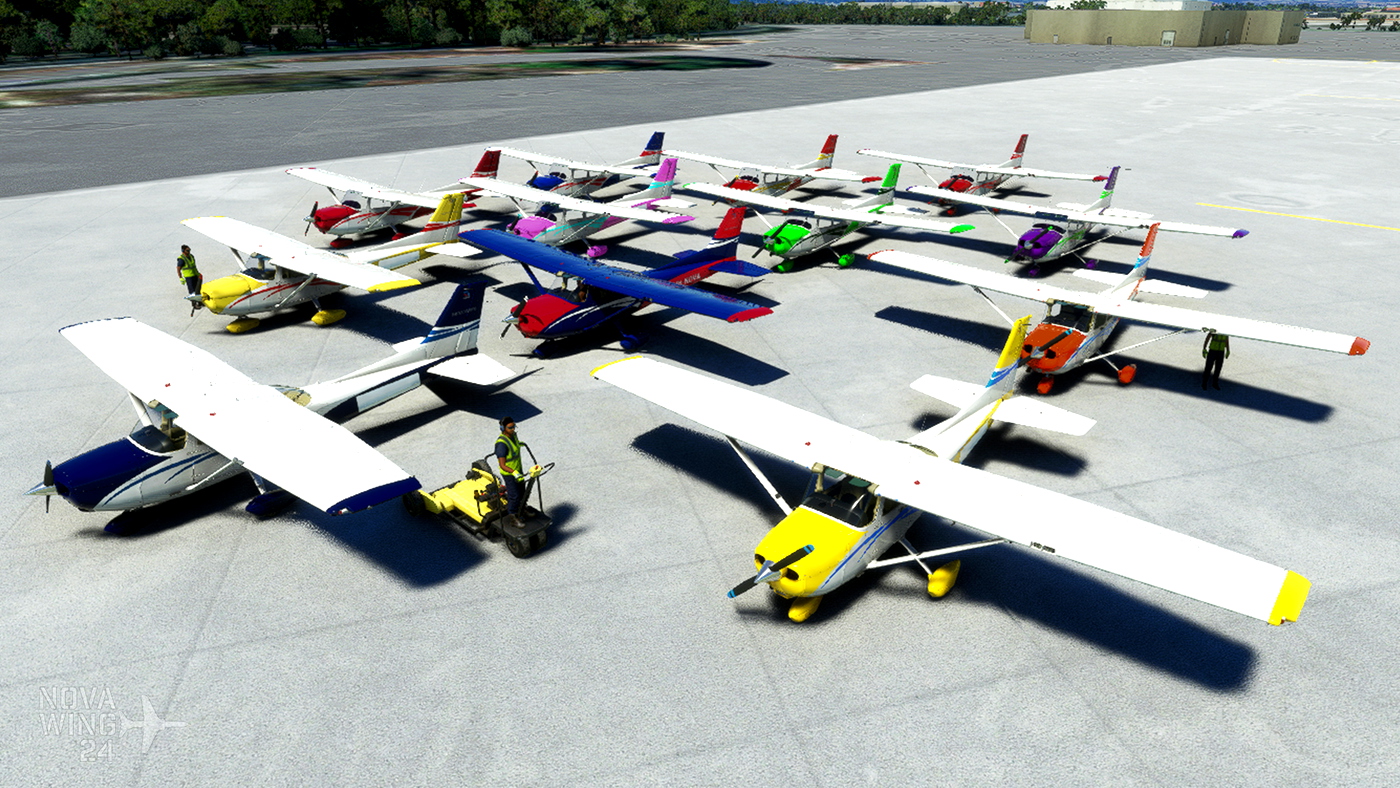 Textron Cessna 172 Alternate Colours for Microsoft Flight Simulator | MSFS
