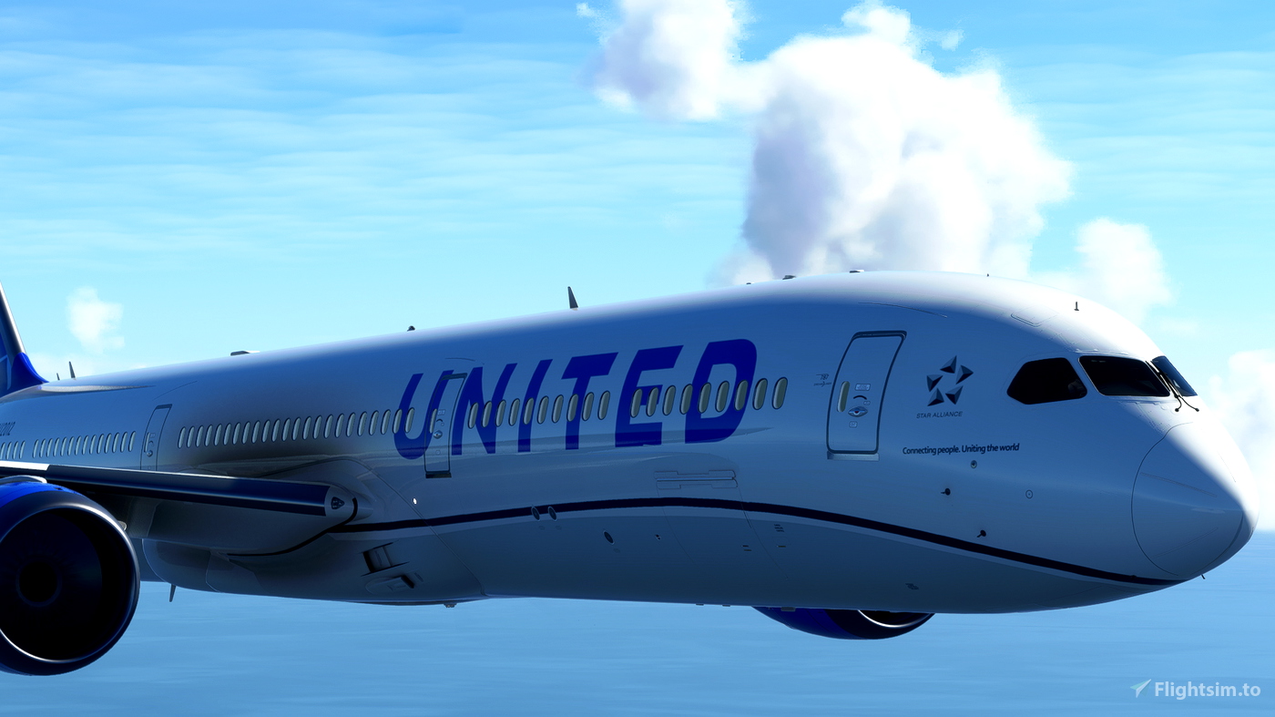 B787 United Airlines 8k ultra for Microsoft Flight Simulator | MSFS