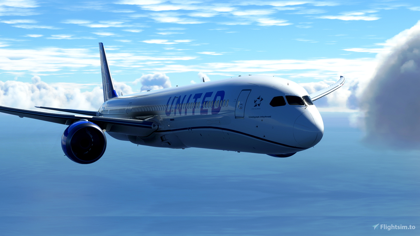 B787 United Airlines 8k ultra for Microsoft Flight Simulator | MSFS