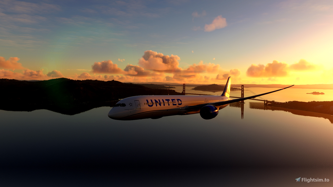 B787 United Airlines 8k ultra for Microsoft Flight Simulator | MSFS