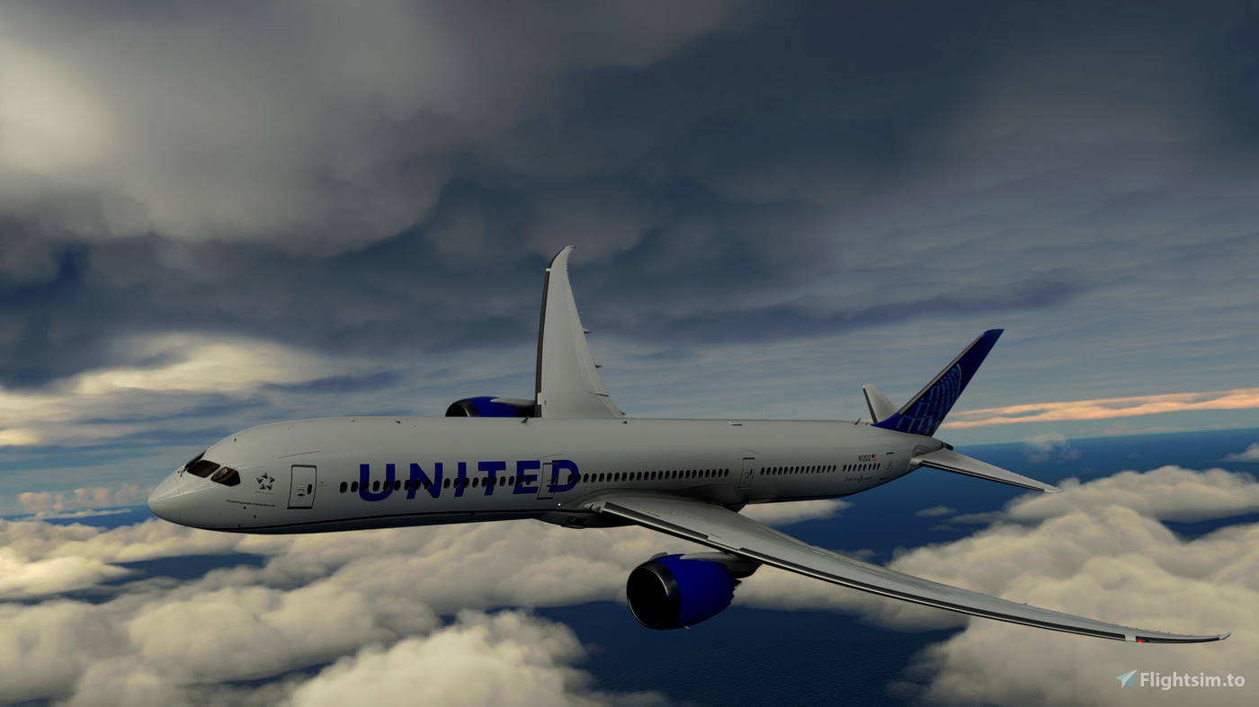 B787 United Airlines 8k ultra for Microsoft Flight Simulator | MSFS