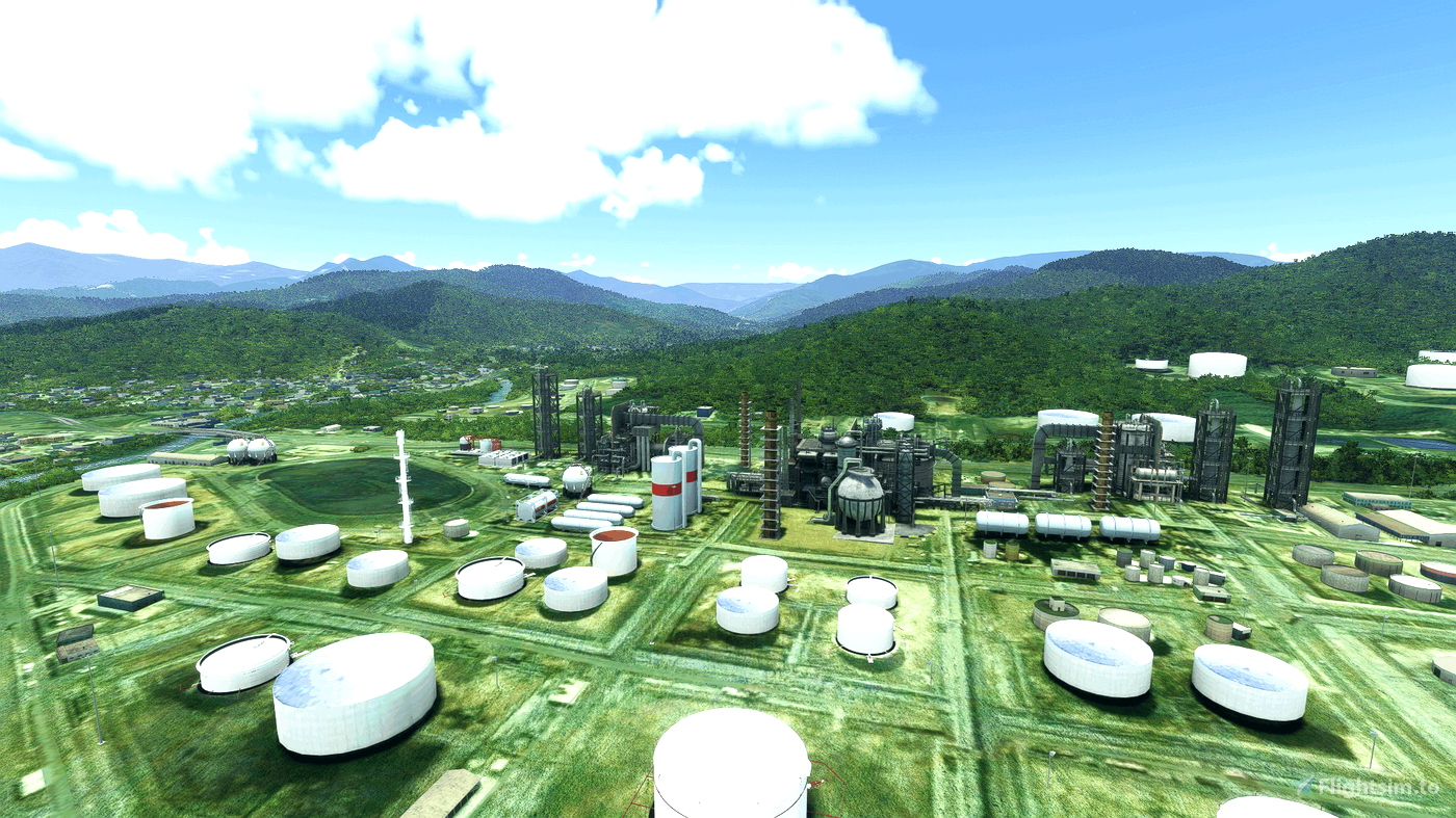 Venezuelan Landmark - El Palito Refinery & Planta Centro for Microsoft Flight Simulator | MSFS