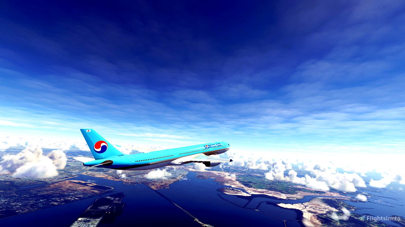 [A339] Korean Air 4K Livery for Microsoft Flight Simulator | MSFS