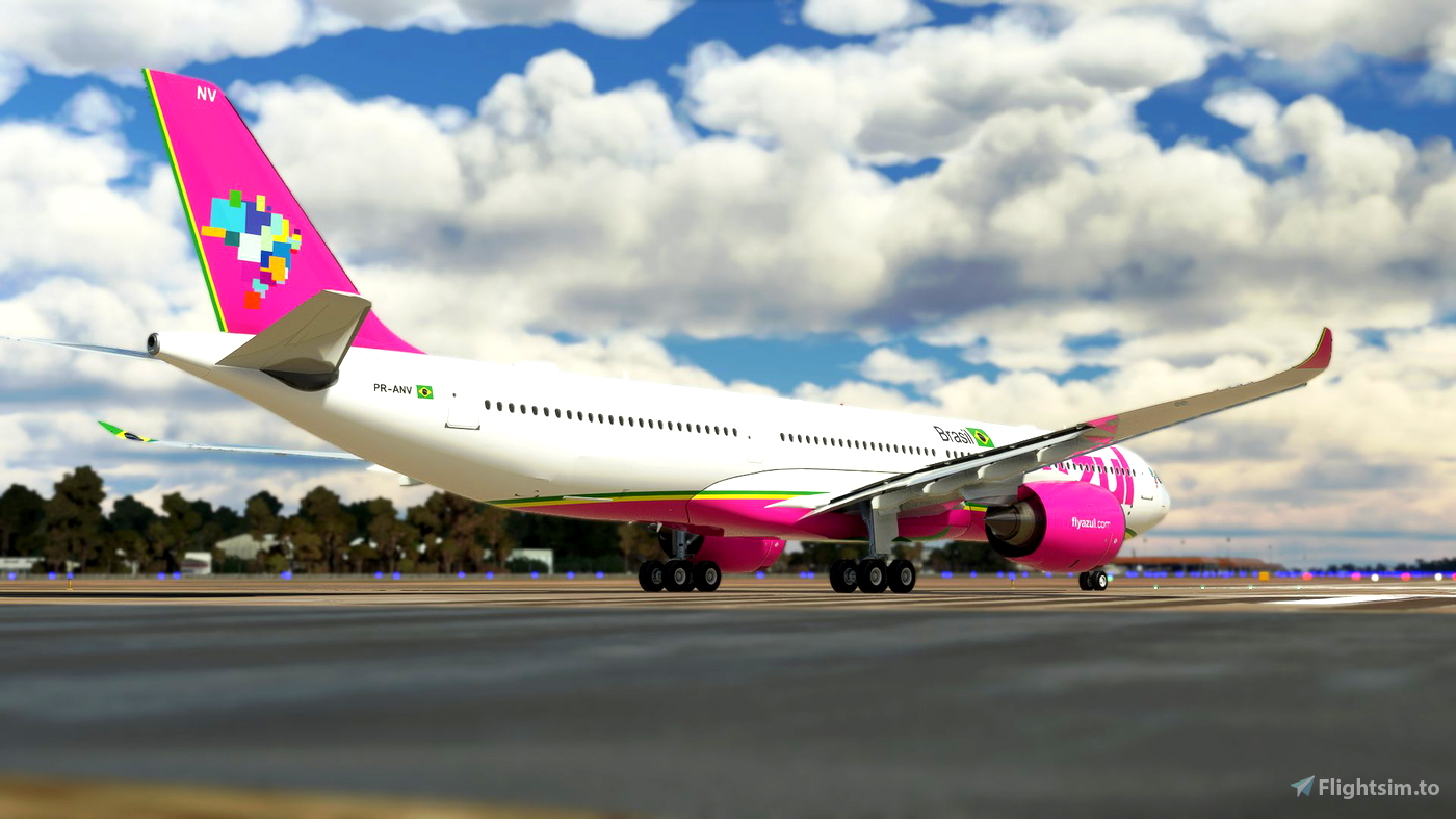 Azul Pink Livery | PR-ANV | A330 neo for Microsoft Flight Simulator | MSFS