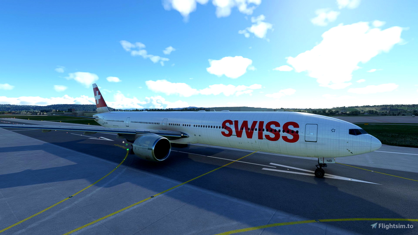 Captain Sim B777-300ER Swiss HB-JNB | 8K for Microsoft Flight Simulator ...