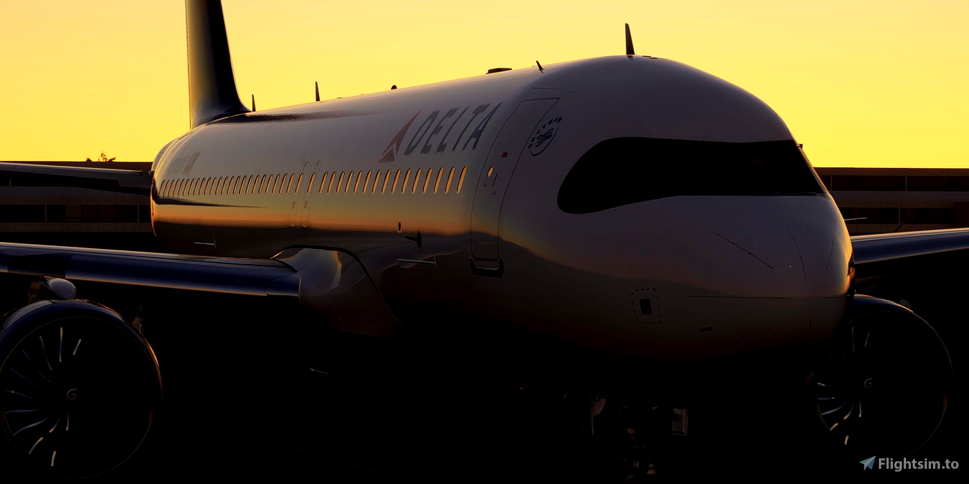 [A32NX] FlyByWire | Airbus A320neo DELTA AIRLINES N370DT with mask in ...