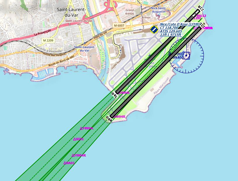 Nice LFMN ILS 4R approach fix for Microsoft Flight Simulator | MSFS