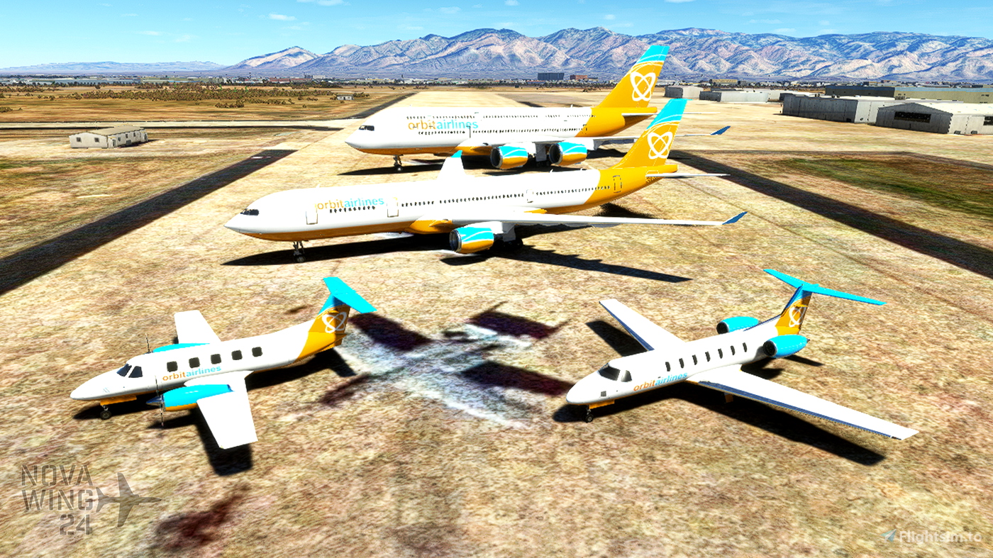 Orbit Airlines AI Livery Pack pour Microsoft Flight Simulator | MSFS