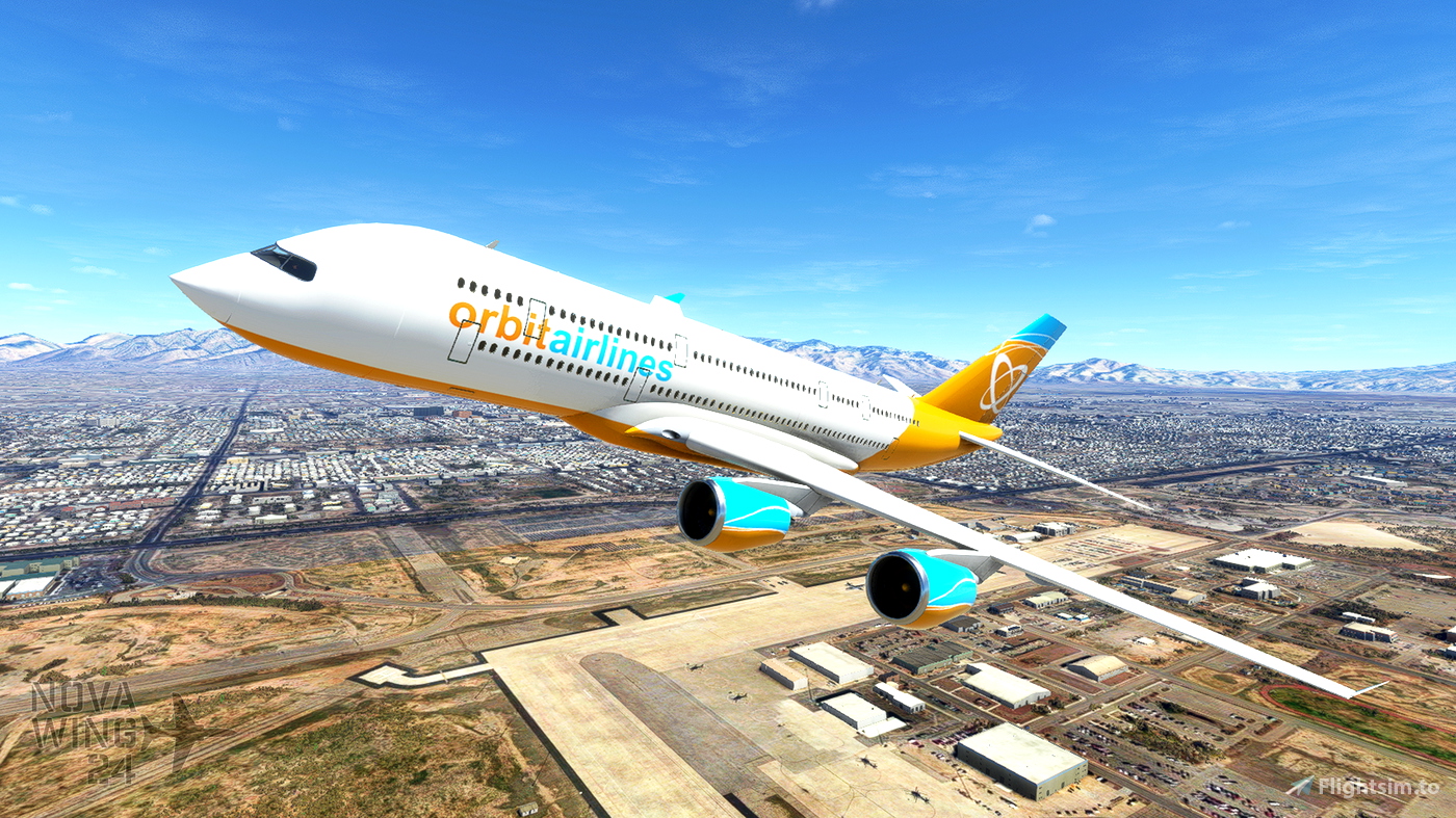 Orbit Airlines AI Livery Pack pour Microsoft Flight Simulator | MSFS