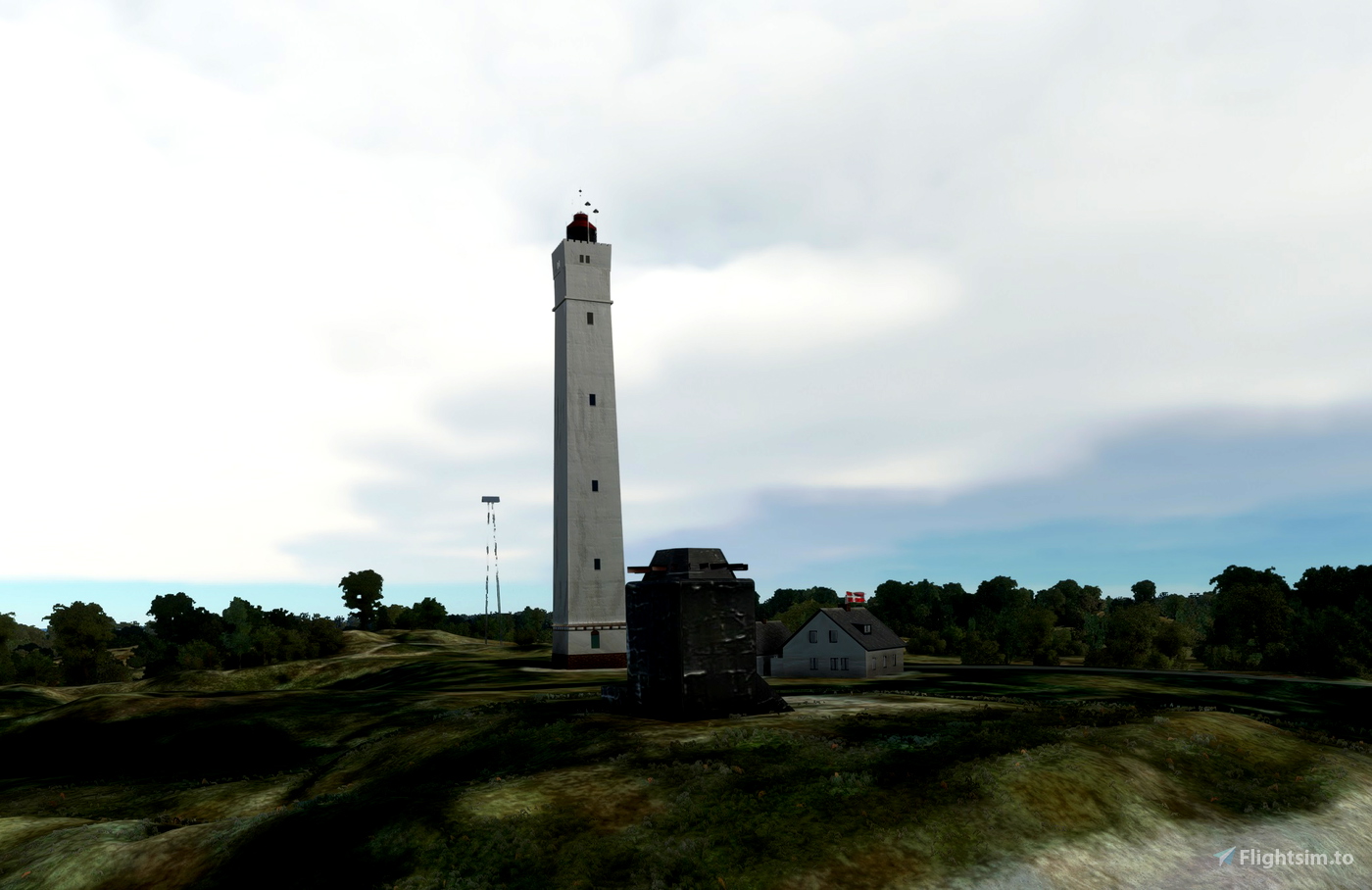 Blåvand Lighthouse - Danish west coast / North sea including WW2 ...