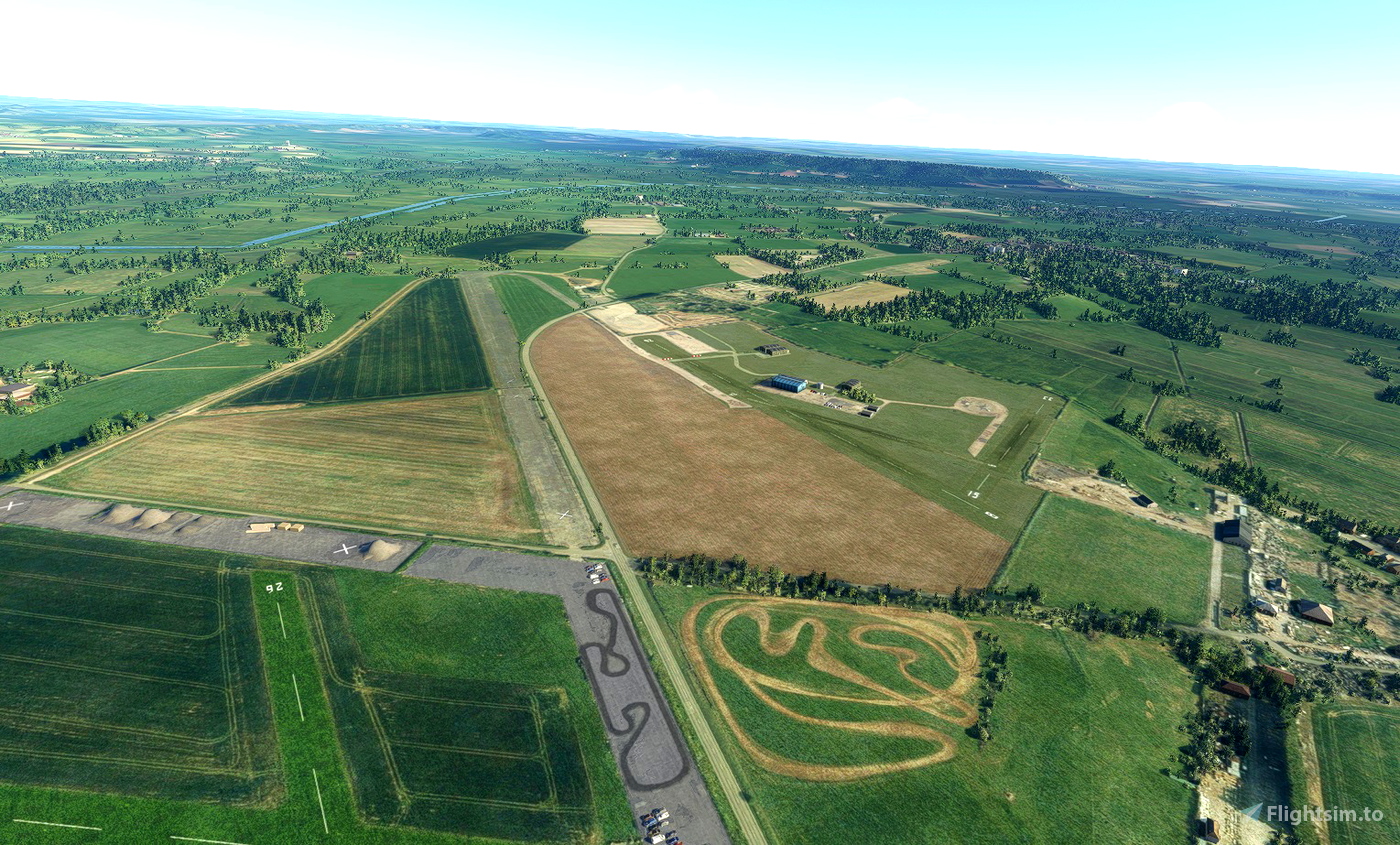 EGSW35 Middlezoy Aerodrome, Bridgewater, Somerset, England, UK. a ...