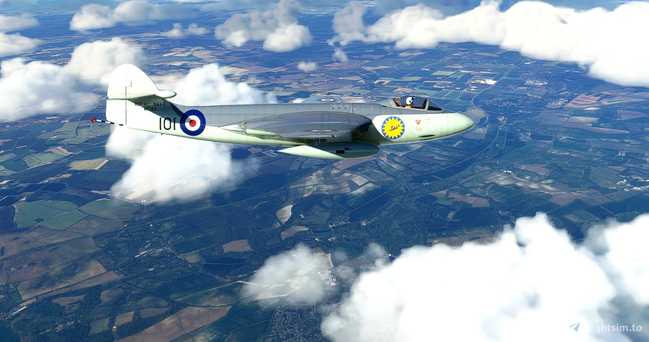 Hawker Seahawk Royal Navy 898 Sqn pour Microsoft Flight Simulator | MSFS