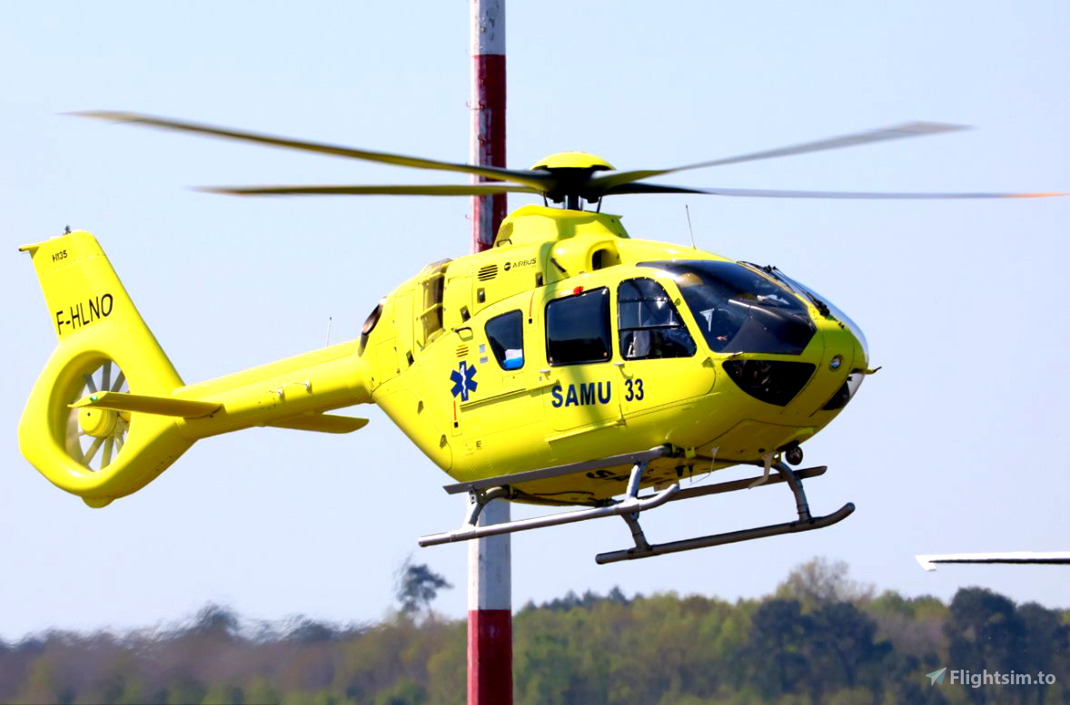 Airbus H135 - SAMU 33 - 10/2021 for Microsoft Flight Simulator | MSFS