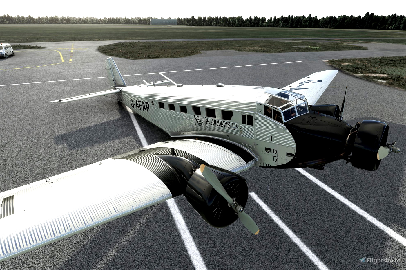 Junkers JU-52 British Airways (1939) - 8k resolution pour Microsoft ...