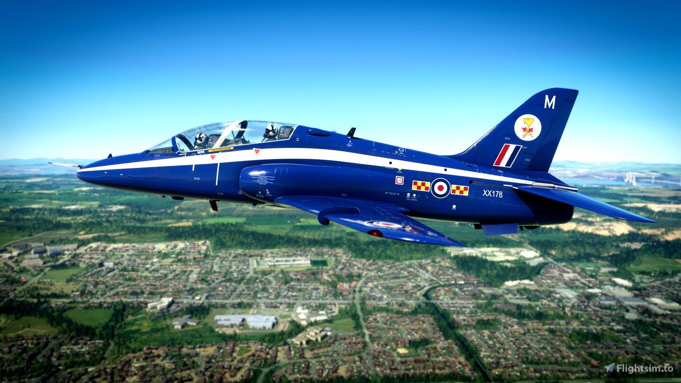 Just Flight Hawk T1 Royal Air Force RAF XX178 Blue Diamonds. for ...