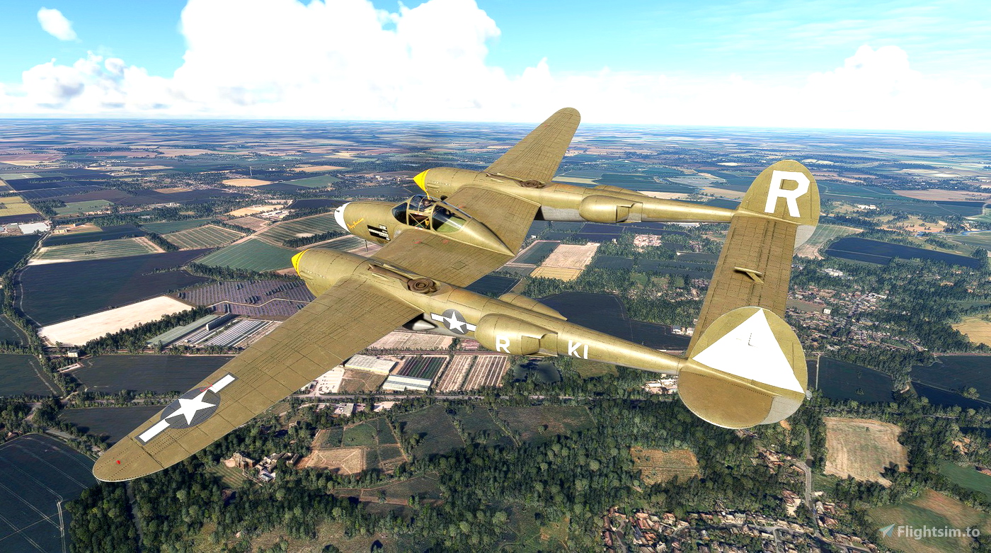 Lockheed P-38 "Flying Dutchman" 20th FG for Microsoft Flight Simulator ...