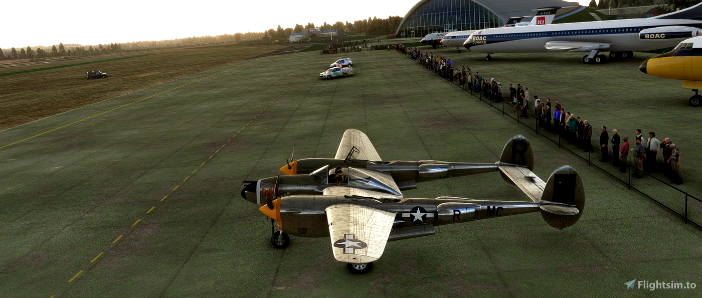 Lockheed P-38 "Gentle Annie" 20th FG for Microsoft Flight Simulator | MSFS