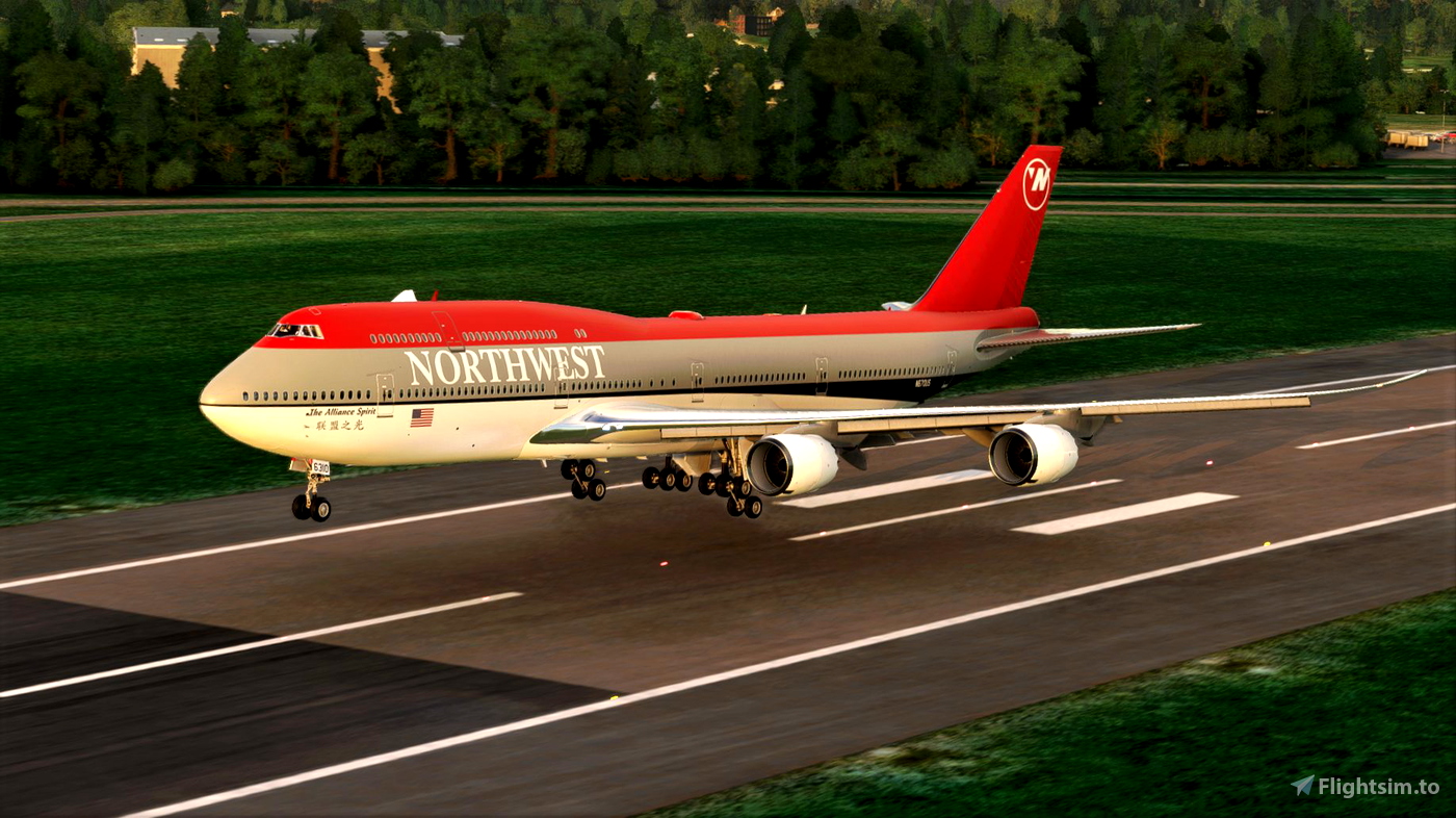 Northwest (Alliance Spirit) - [10 K] - Asobo 747-8 for Microsoft Flight ...