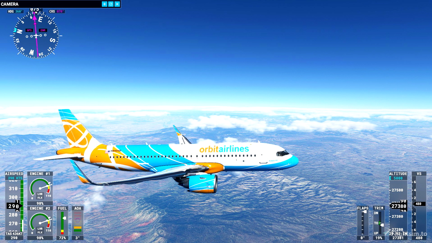 [A32NX] Orbit Airlines "Colors" (fictional) for Microsoft Flight ...