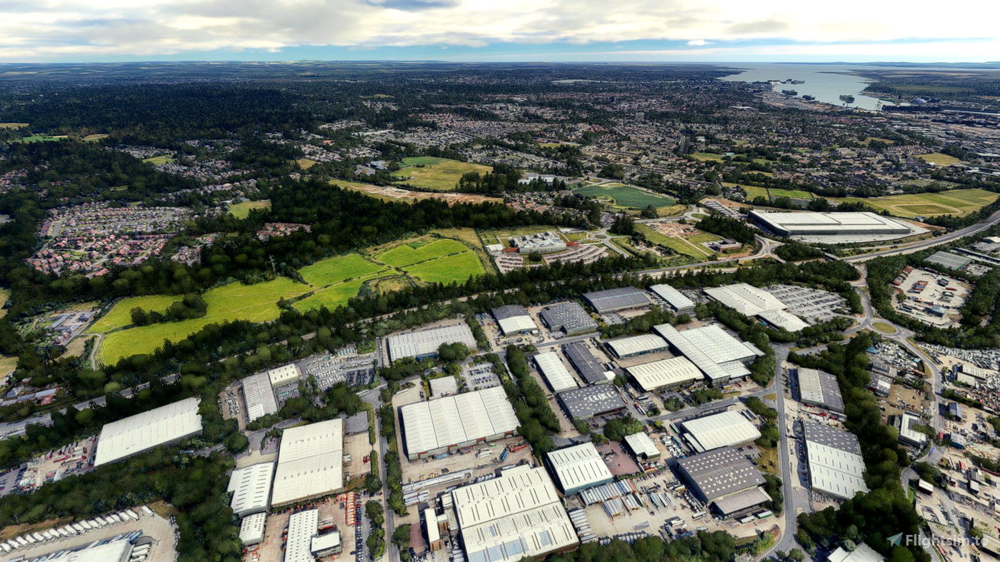 Southampton (With Real Trees Terraforming) for Microsoft Flight ...