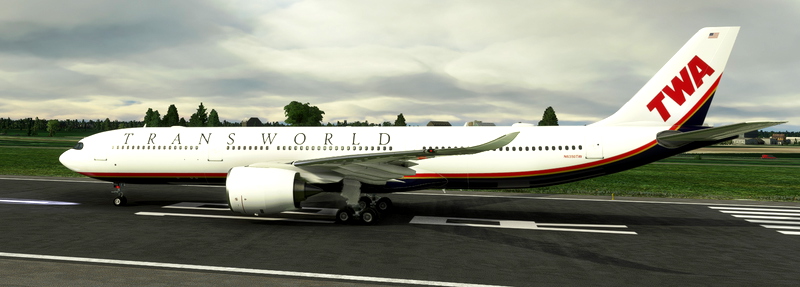 TWA New Livery Concept 8K for Microsoft Flight Simulator | MSFS