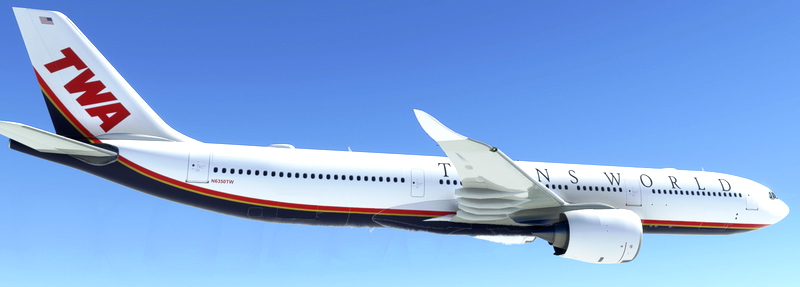 TWA New Livery Concept 8K for Microsoft Flight Simulator | MSFS