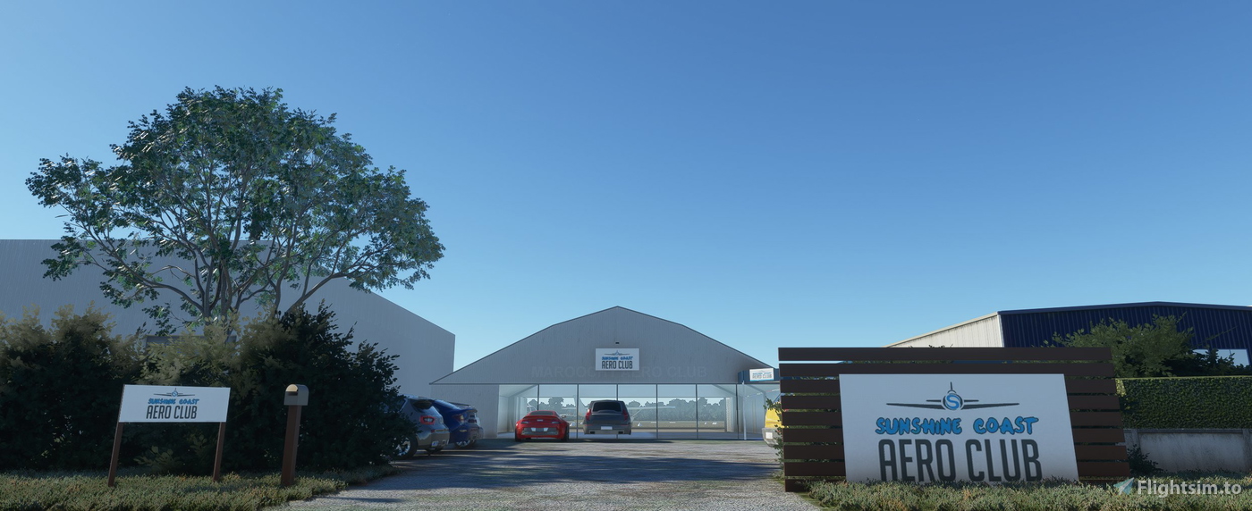 Shunt Scenery - YBSU - Sunshine Coast Airport for Microsoft Flight ...