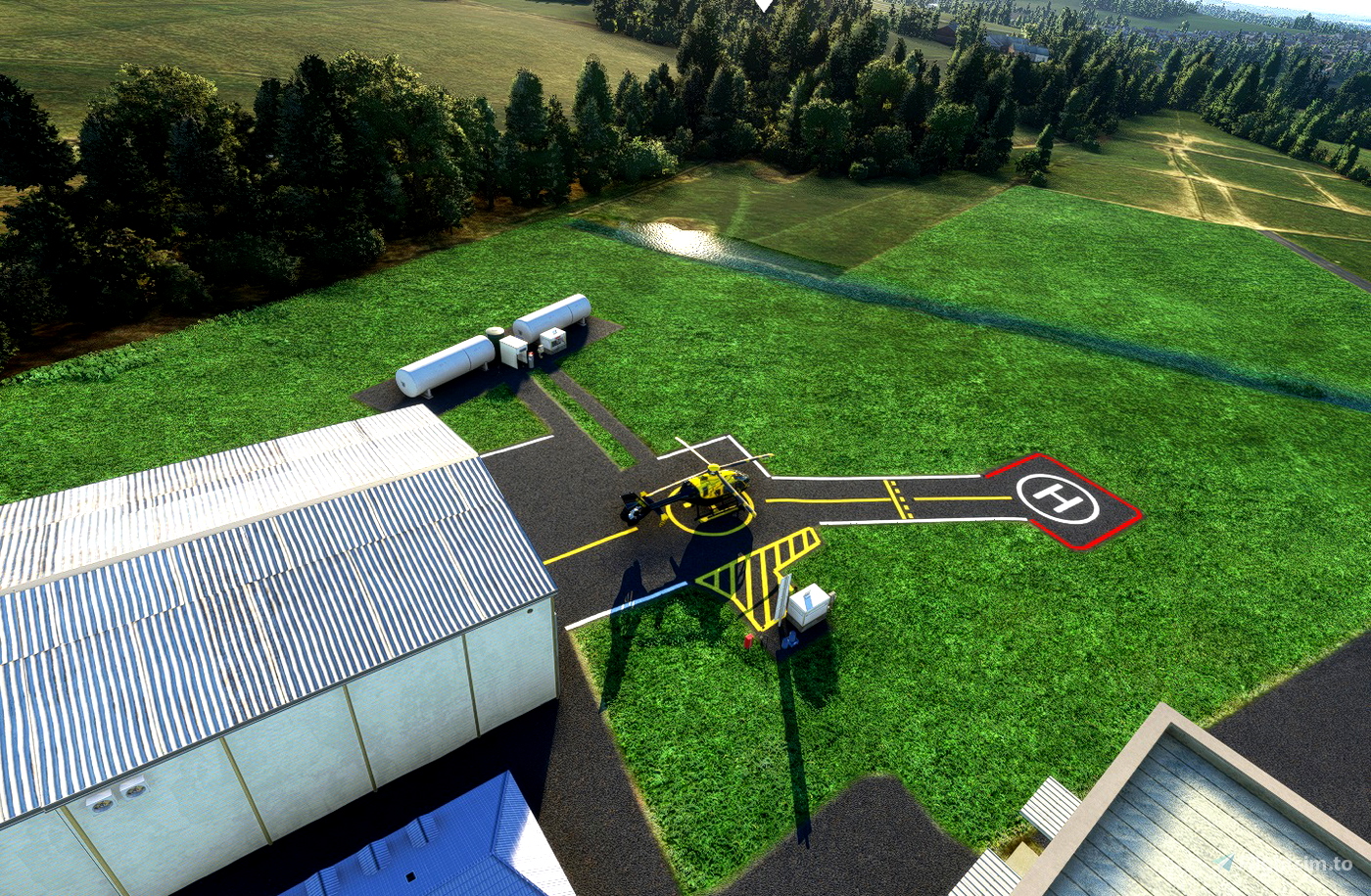 A650 Carr Gate NPAS Heliport, West Yorkshire, England , UK. (New ...