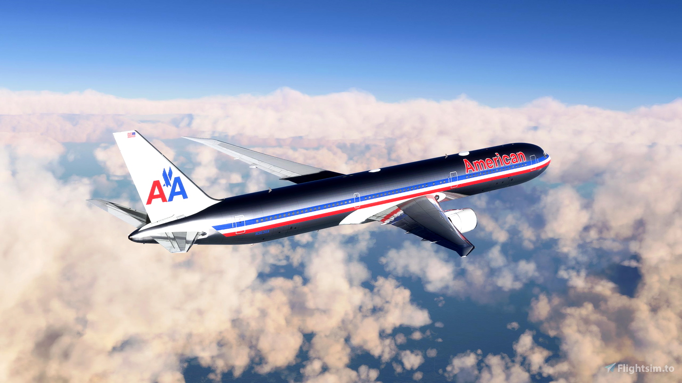 American 767-400 [8K] - CS 764 for Microsoft Flight Simulator | MSFS