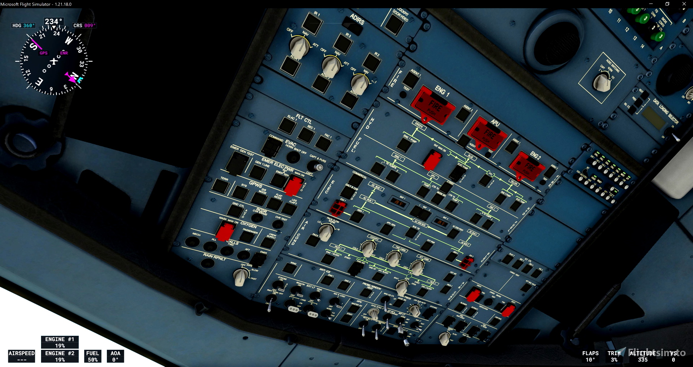 Asobo A320 Neo Fixed Cockpit Instrument Views for Microsoft Flight Simulator | MSFS