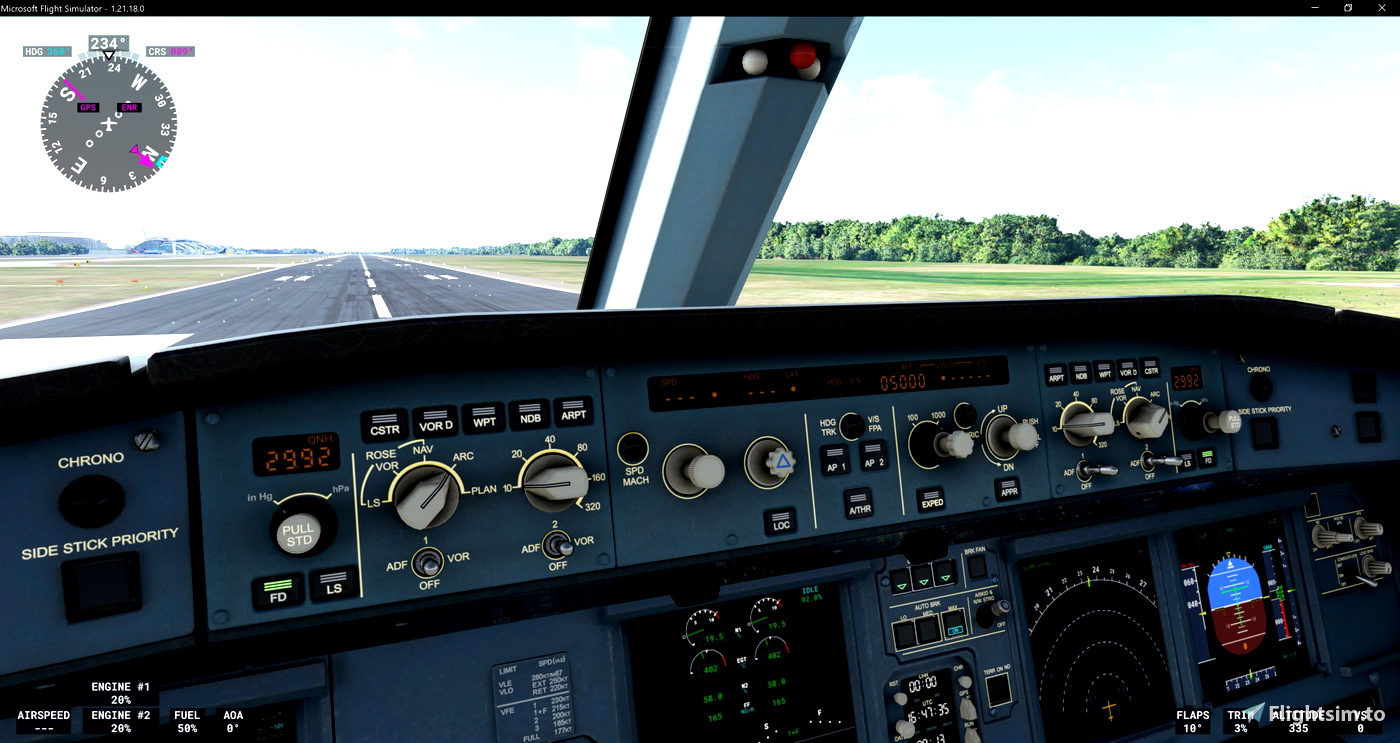 Asobo A320 Neo Fixed Cockpit Instrument Views for Microsoft Flight ...