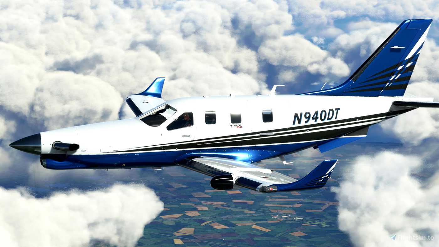 Asobo_tbm930_N940DT for Microsoft Flight Simulator | MSFS