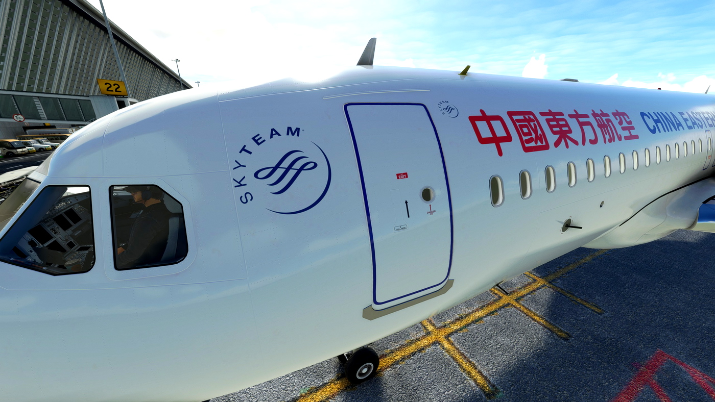 CHINA EASTERN AIRLINES MESH LIVERY FOR ASOBO A320 NEO for Microsoft ...