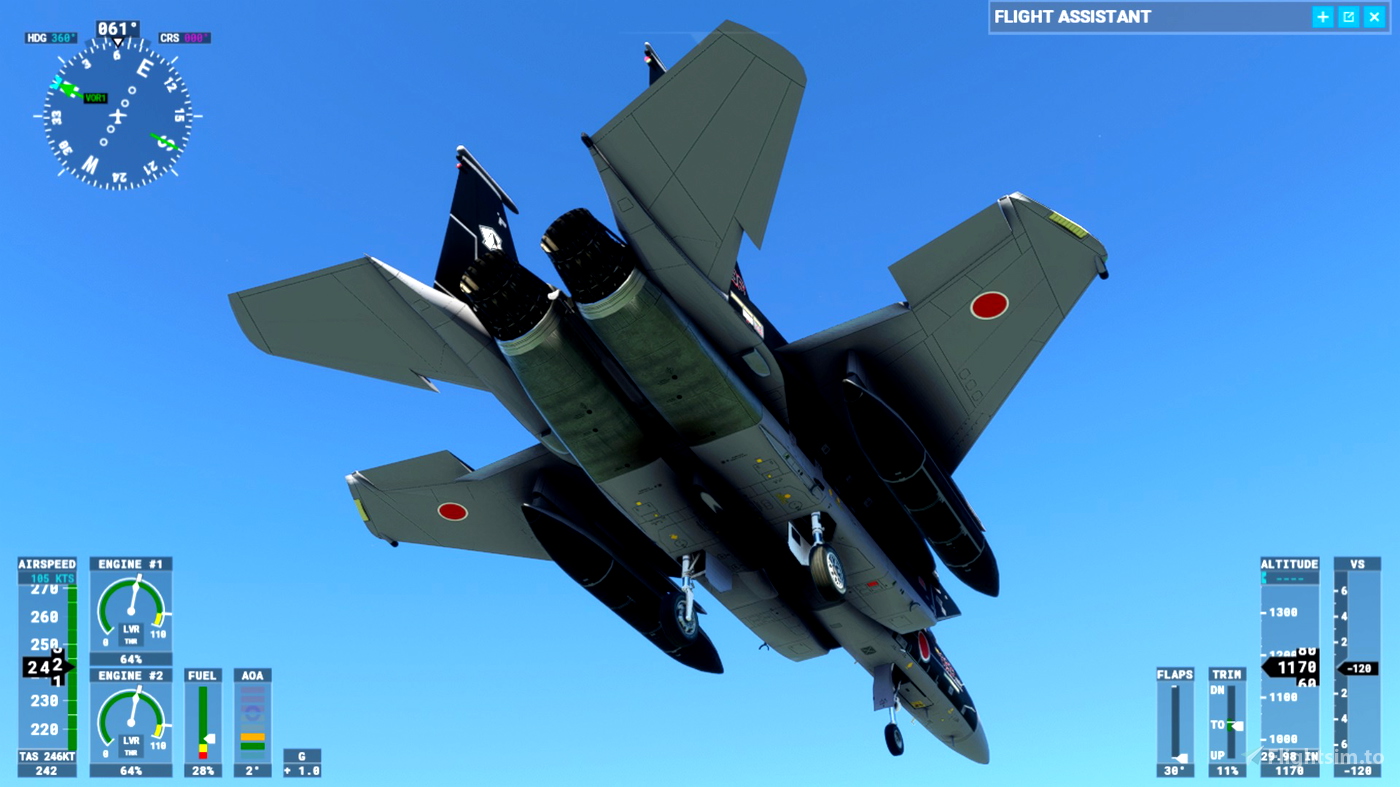 DC Designs F-15 JASDF Aggressor #096 for Microsoft Flight Simulator | MSFS