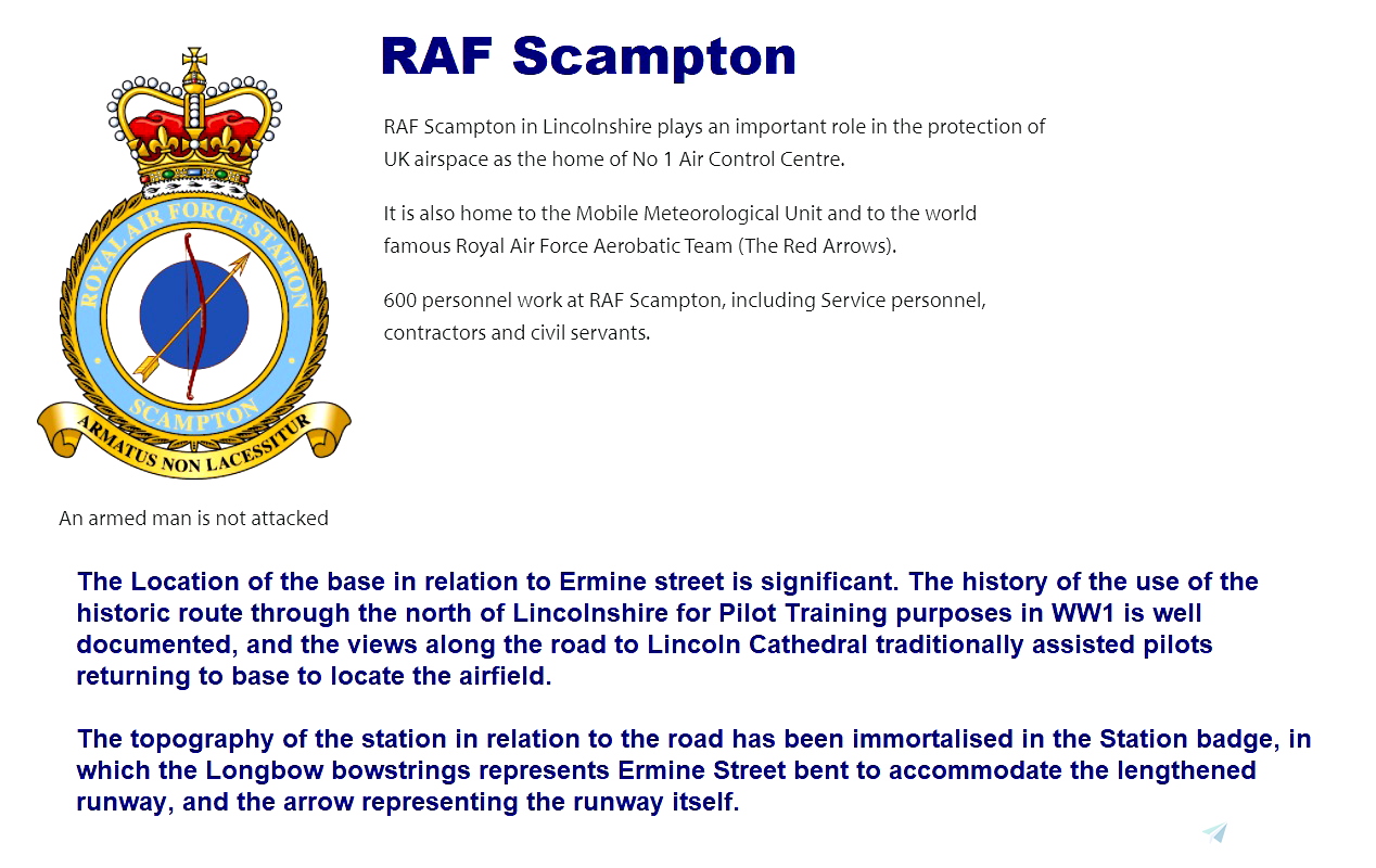 EGXP RAF Scampton, The Red Arrows Home Base, Lincoln, Lincolnshire ...
