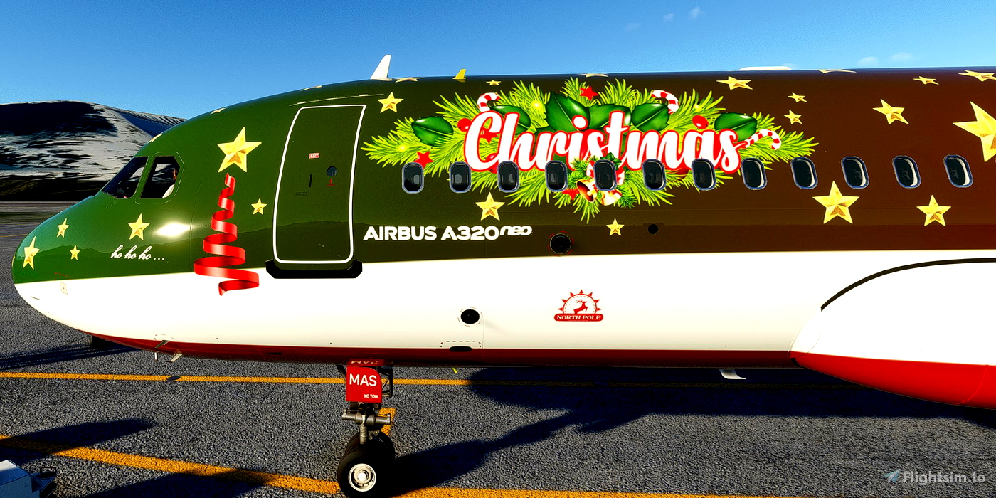 [A32NX] FlyByWire | Airbus A320neo Christmas Airlines X-MAS in 8k für ...