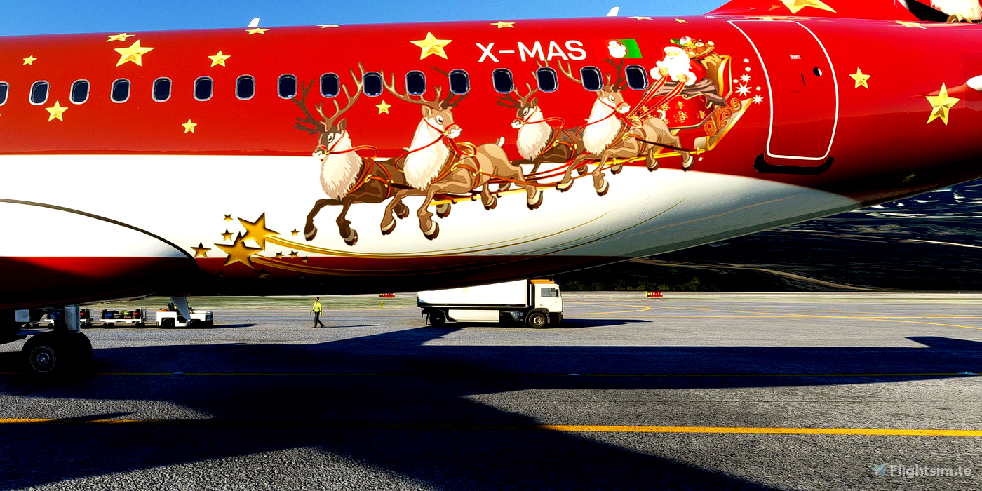 [A32NX] FlyByWire | Airbus A320neo Christmas Airlines X-MAS in 8k for ...