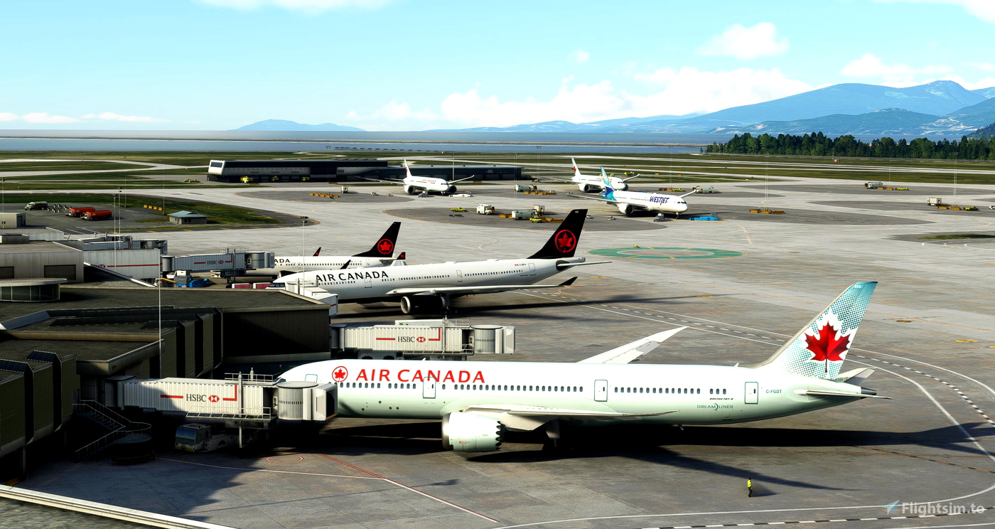 FsimStudios CYVR Enhancement For AIG AI Traffic for Microsoft Flight ...