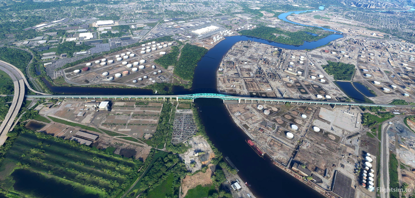George C. Platt Memorial Bridge Philadelphia for Microsoft Flight ...