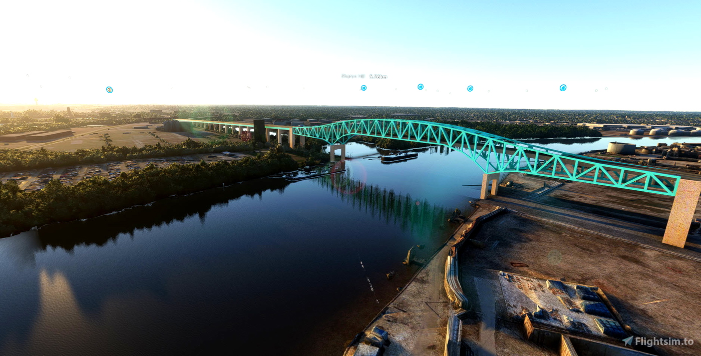 George C. Platt Memorial Bridge Philadelphia for Microsoft Flight ...